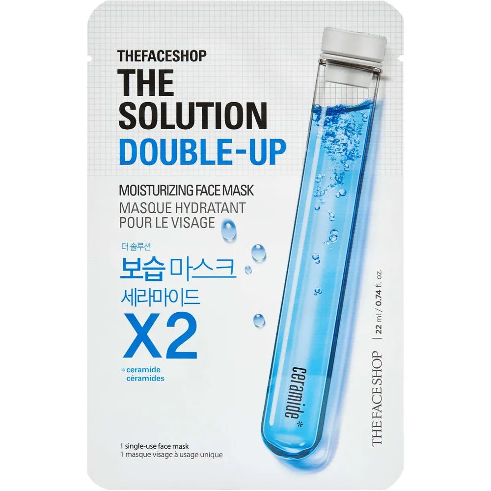 THE FACE SHOP The Solution Double Moisturizing Mask.– The Face Shop